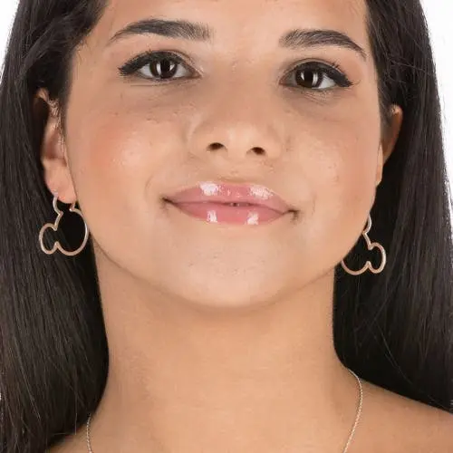 Disney Mickey Mouse Outline Hoop Earrings