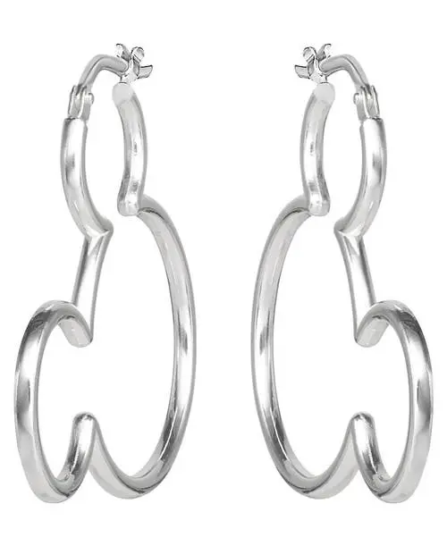 Disney Mickey Mouse Outline Hoop Earrings