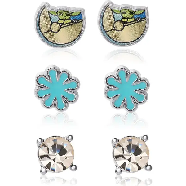 STAR WARS The Mandalorian Stud Earrings Set - Multi
