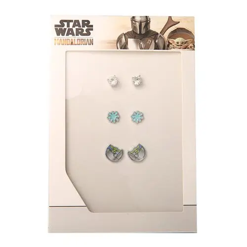 STAR WARS The Mandalorian Stud Earrings Set