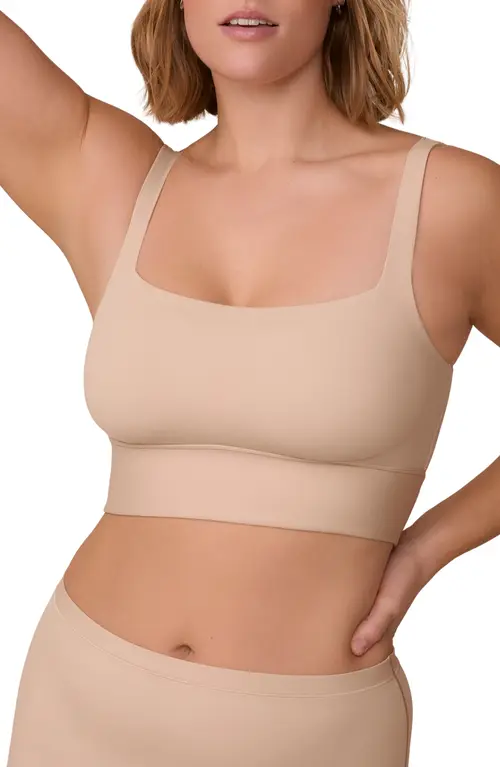 HARPER WILDE Bliss Square Neck Bralette - Beige