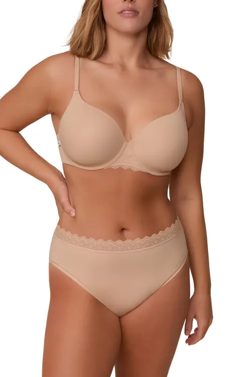HARPER WILDE Base Lace T-shirt Bra - Beige
