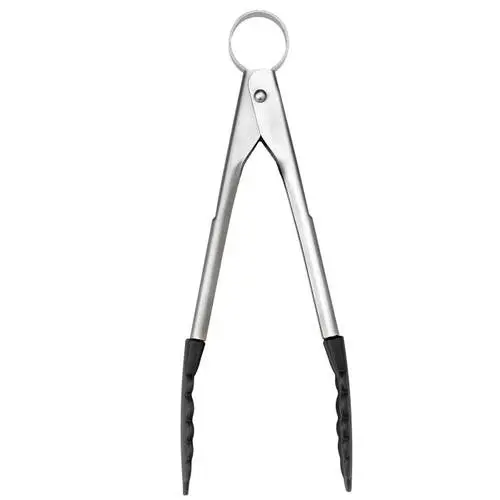 CUISIPRO Silicone Mini Tongs - Black