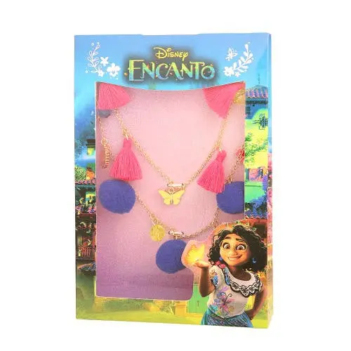 Disney Encanto Charm Tasseled Layered Necklace