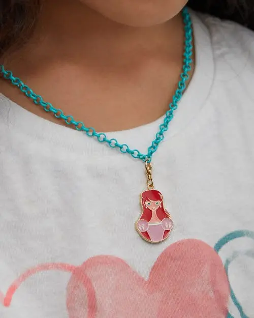 Disney The Little Mermaid Necklace And Bracelet Set