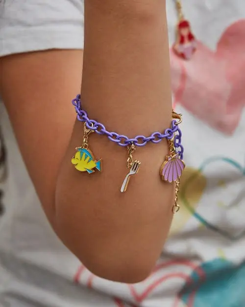 Disney The Little Mermaid Necklace And Bracelet Set