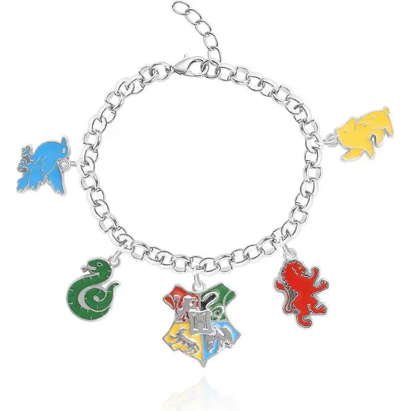 HARRY POTTER Hogwarts House Charm Bracelet
