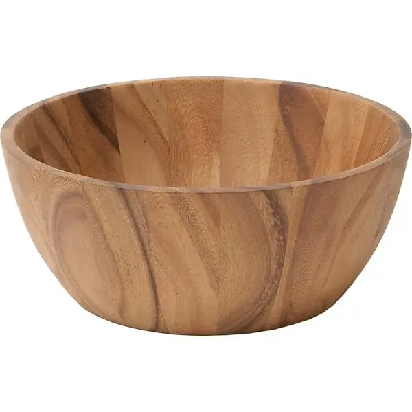FRIELING Acacia Wood Tulip Bowl - Brown
