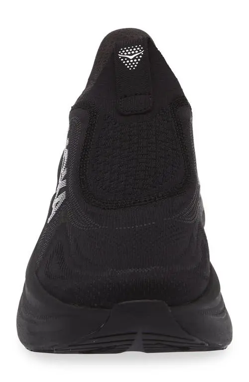 HOKA® Skyward Laceless Recovery Sneakers - Black/black
