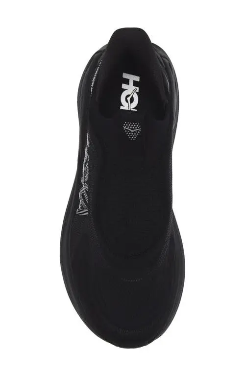 HOKA® Skyward Laceless Recovery Sneakers - Black/black