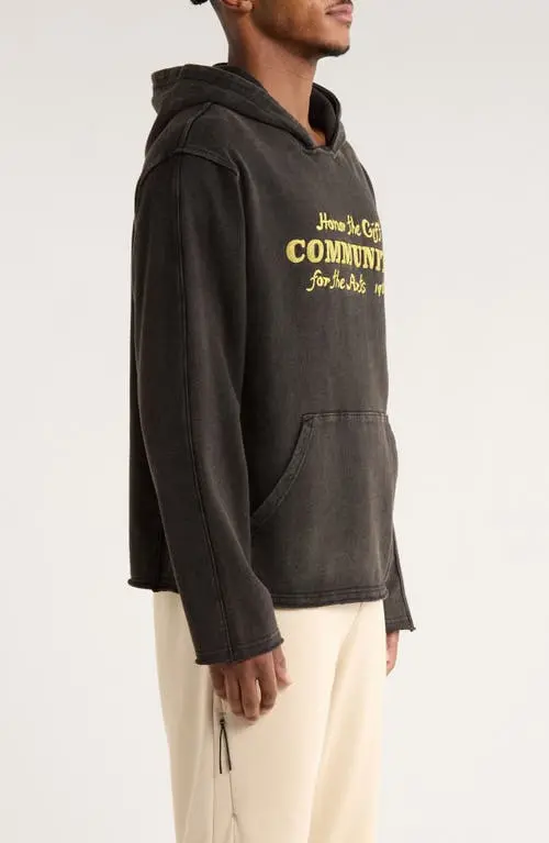 HONOR THE GIFT Vintage Embellished Hoodie - Black