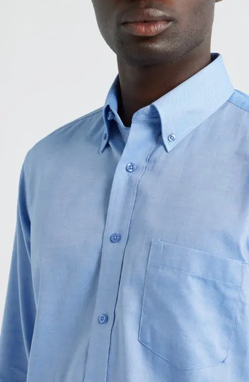 EAGLE Regular Fit Cotton Button-down Oxford Shirt