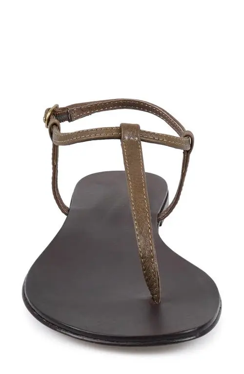 ARTISAN CRAFTED BY ZIGI Ankle Strap Leather Sandal - Taupe Leather