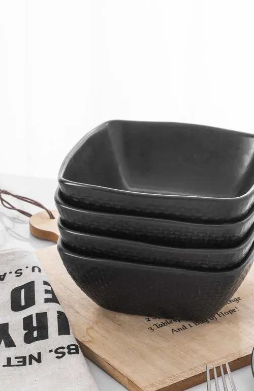 STONE + LAIN Olivia Stoneware 4-piece Bowl Set