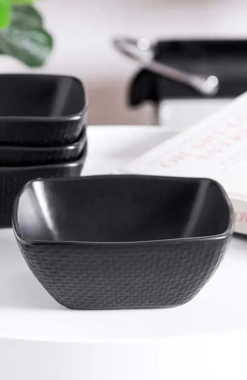 STONE + LAIN Olivia Stoneware 4-piece Bowl Set