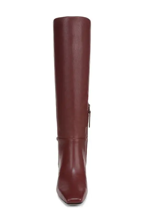 Franco Sarto Sorelina Knee High Boots - Bordo Red