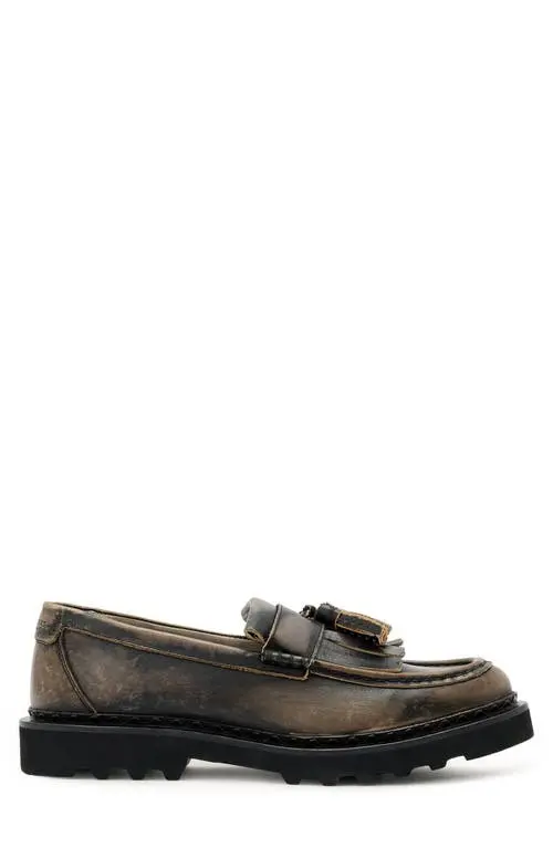 ALLSAINTS Skiff Tassel Loafer - Washed Black