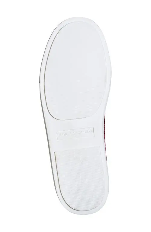 Karl Lagerfeld Paris Cate Pin Logo Low Top Sneaker