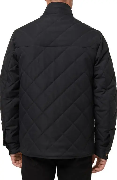 Travis Mathew Highlander Quilted Twill Jacket - Black