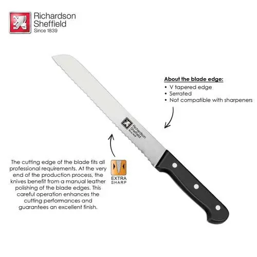 RICHARDSON SHEFFIELD Universal 8.5-inch Bread Knife