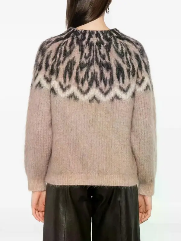 FORTE_FORTE Fairisle Pattern Sweater