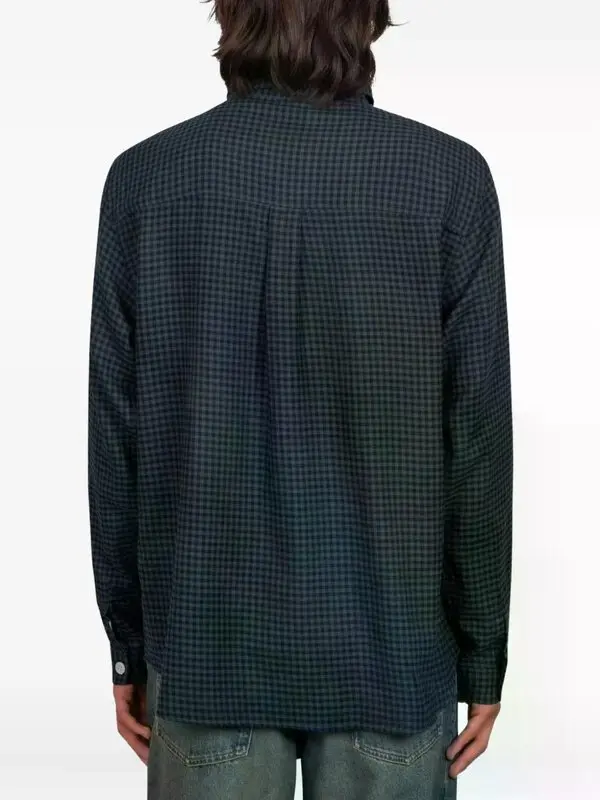 ANOTHER ASPECT Gingham-check Shirt