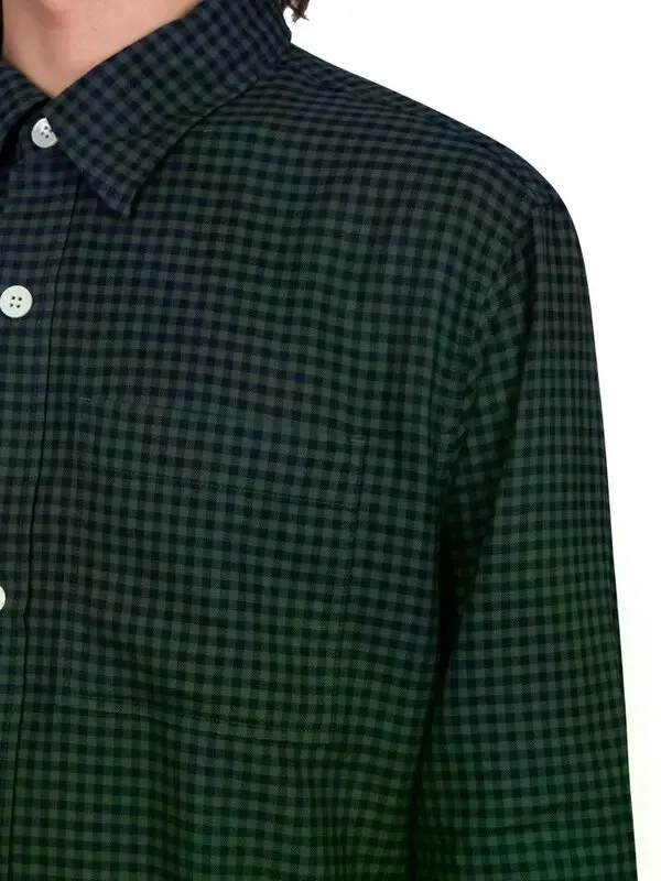 ANOTHER ASPECT Gingham-check Shirt