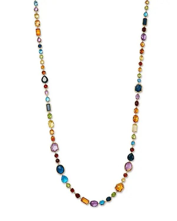 Ippolita Rock Candy Multi Stone Statement Necklace - Gold