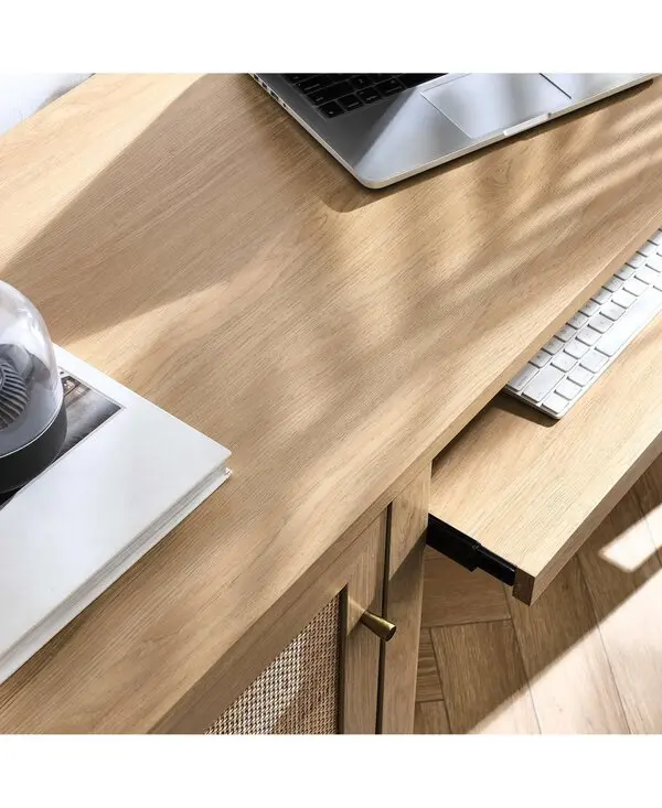 MODWAY Soma 47" Office Desk - Oak