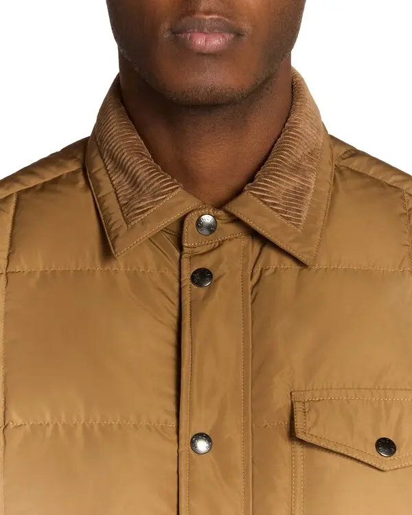 Moncler Marcilly Quilted Shirt Jacket