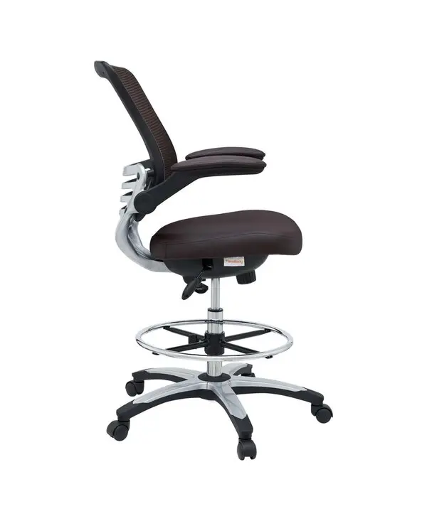 MODWAY Edge Drafting Chair - Brown