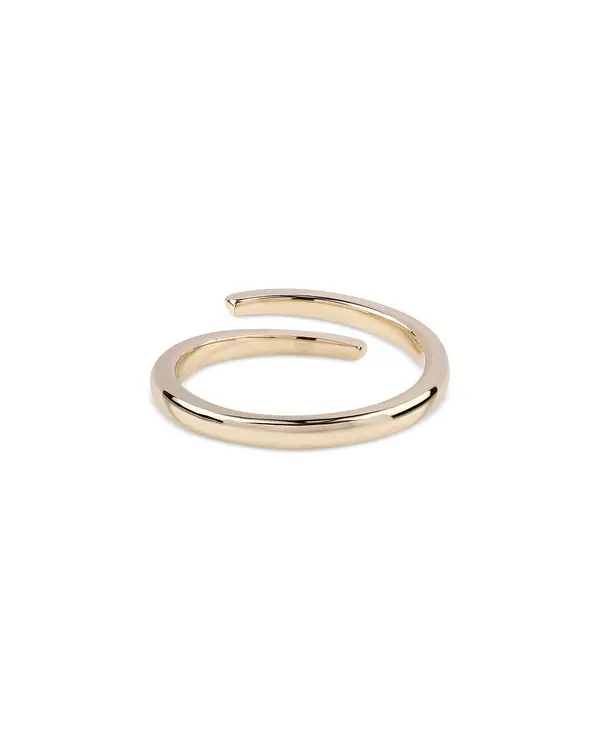 MOON & MEADOW 14k Yellow Open Wrap Ring