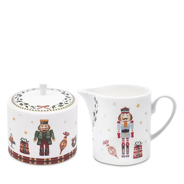 Prouna Nutcracker Sugar & Creamer Set - Multi