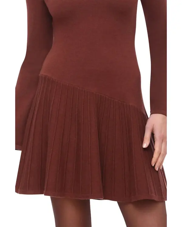 Bagatelle Mock Neck Knit Mini Sweater Dress