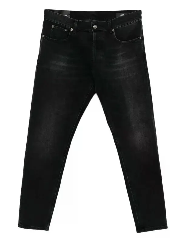 DONDUP Whiskering-effect Straight Leg Jeans