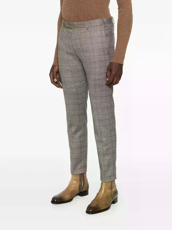 PT TORINO Checked Pattern Trousers