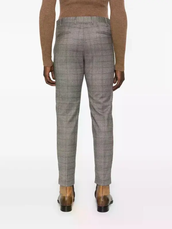 PT TORINO Checked Pattern Trousers