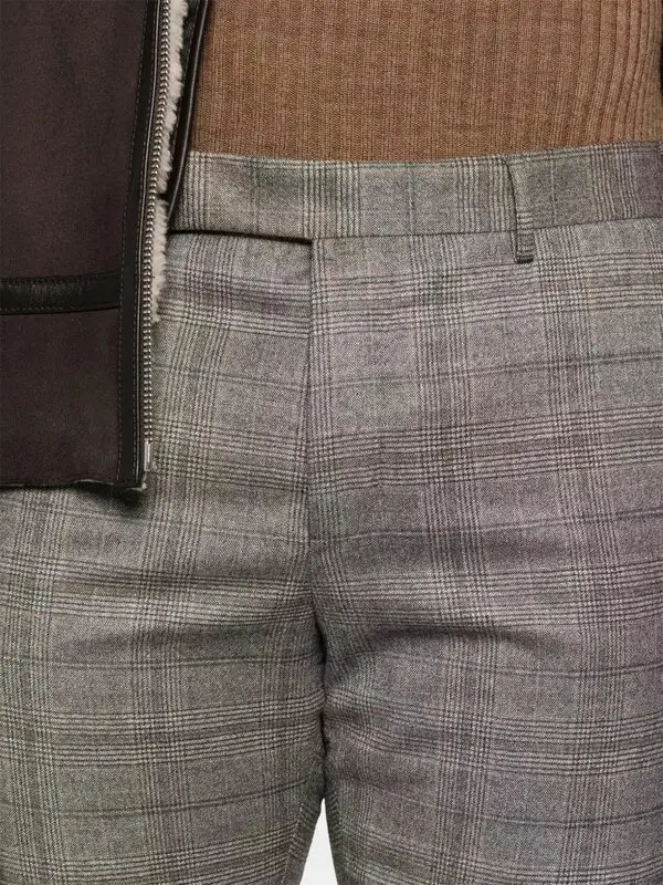 PT TORINO Checked Pattern Trousers