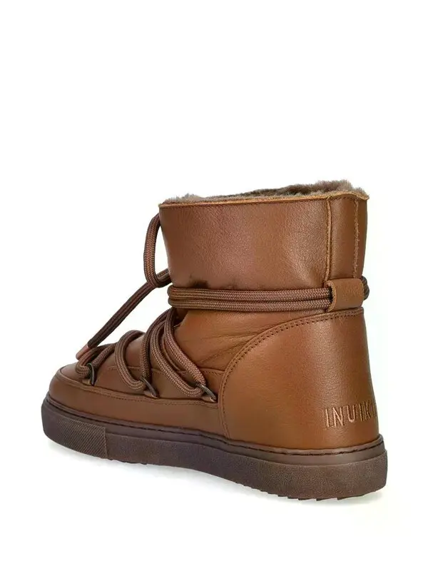 Inuikii Leather Lace-up Ankle Boots