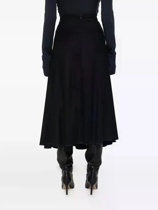 SUSANNE BOMMER Flared Skirt - Blue