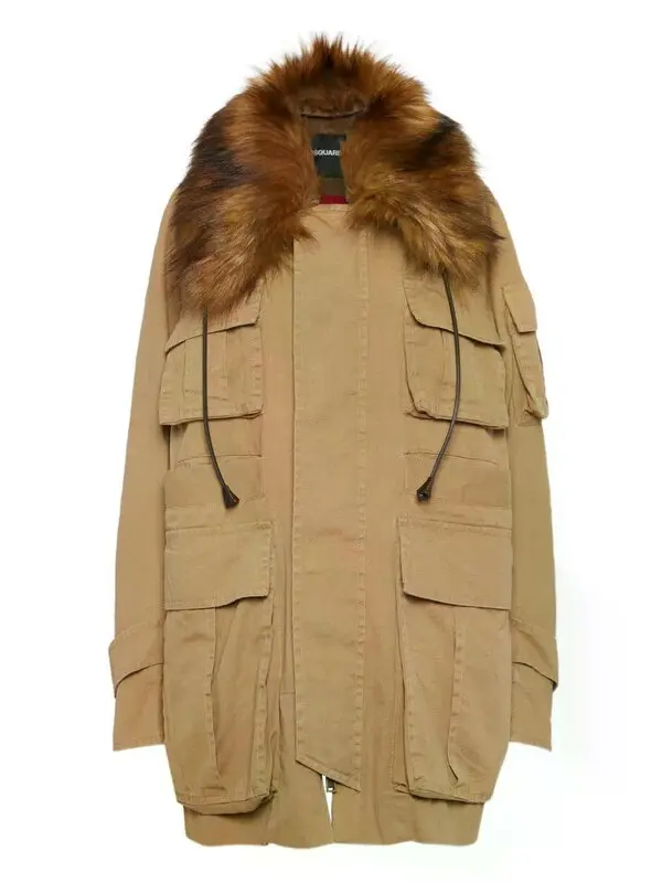 Dsquared2 Fur-collar Parka Coat
