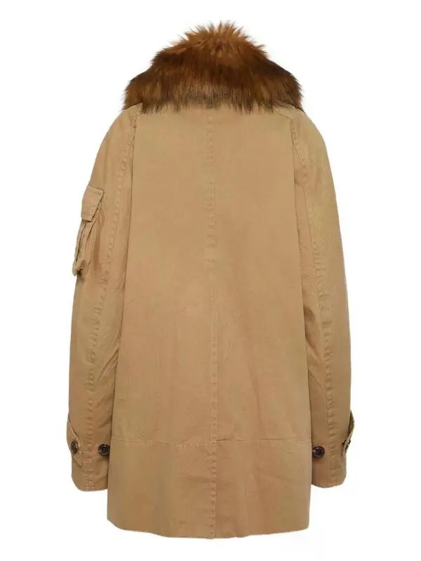 Dsquared2 Fur-collar Parka Coat