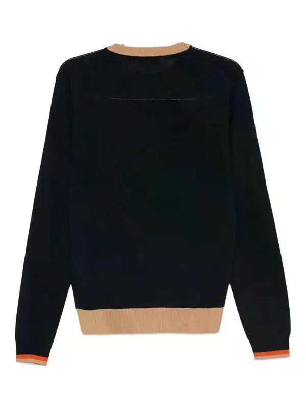 MANUEL RITZ Contrast-trim Wool-blend Sweater