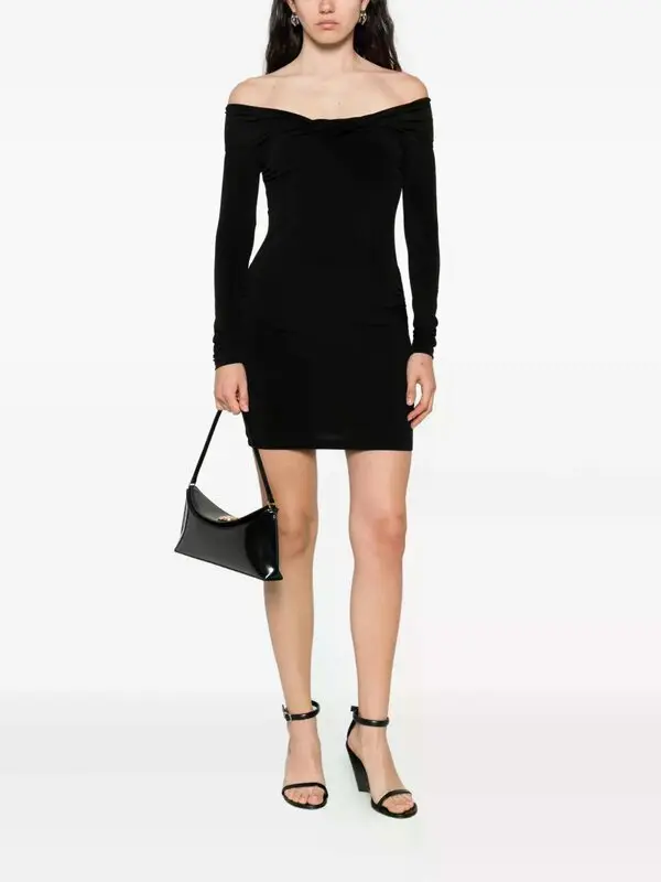 Patrizia Pepe Draped Mini Dress