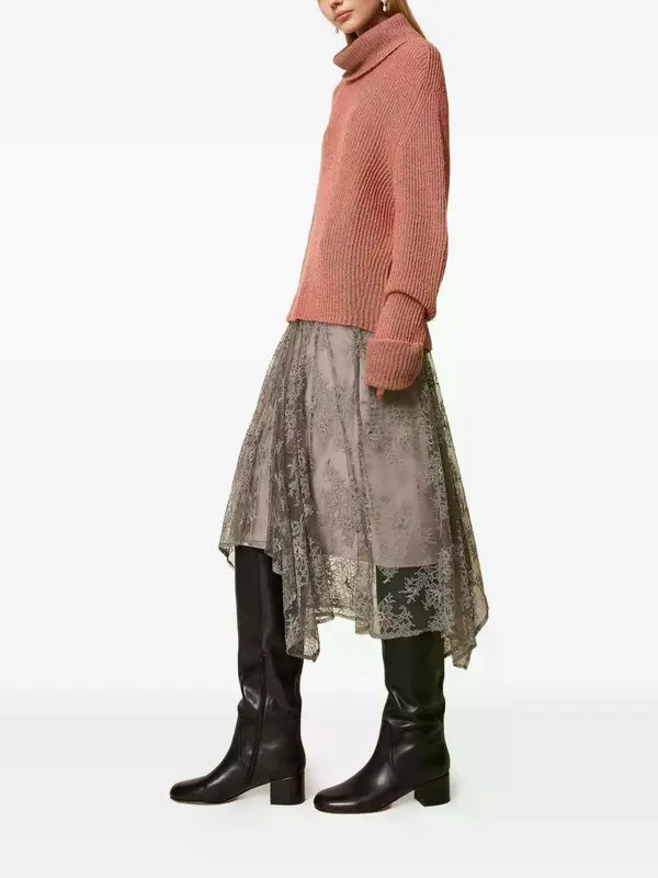 TWINSET Ribbed Turtleneck Jumper