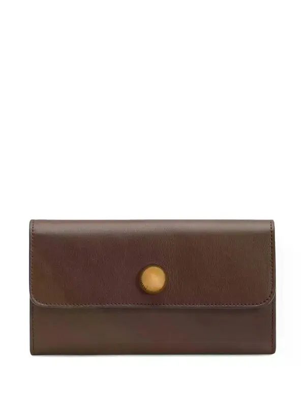 Ami Carrousel Continental Leather Wallet - Brown