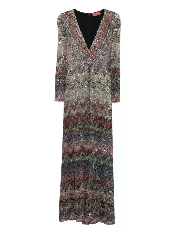 Missoni Zigzag-woven Midi Dress
