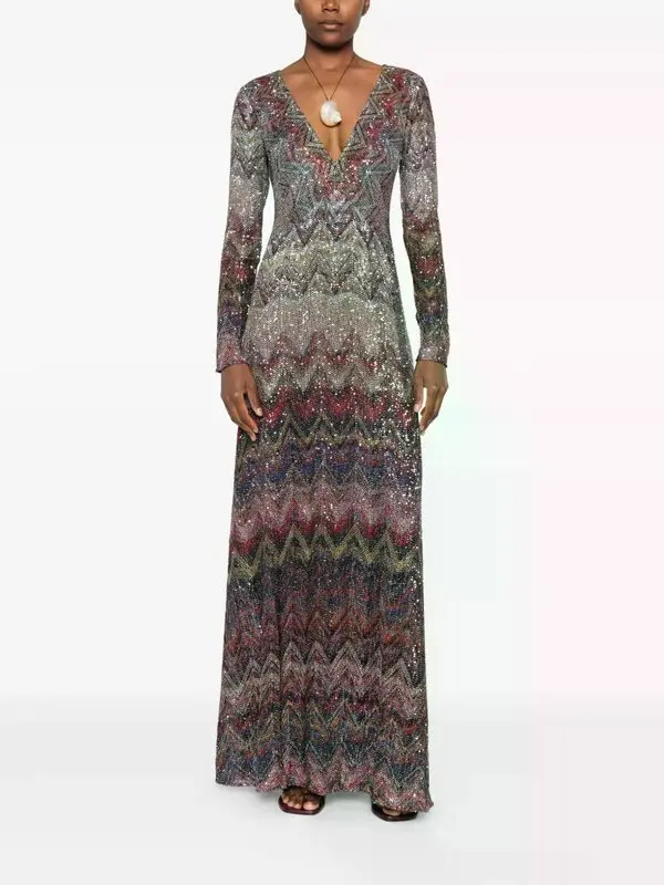 Missoni Zigzag-woven Midi Dress