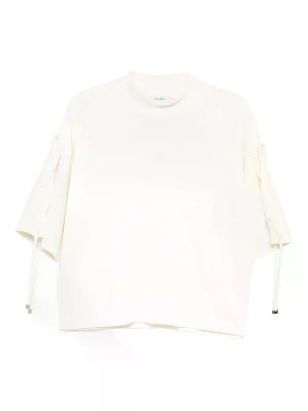 Max Mara Lace-up Top