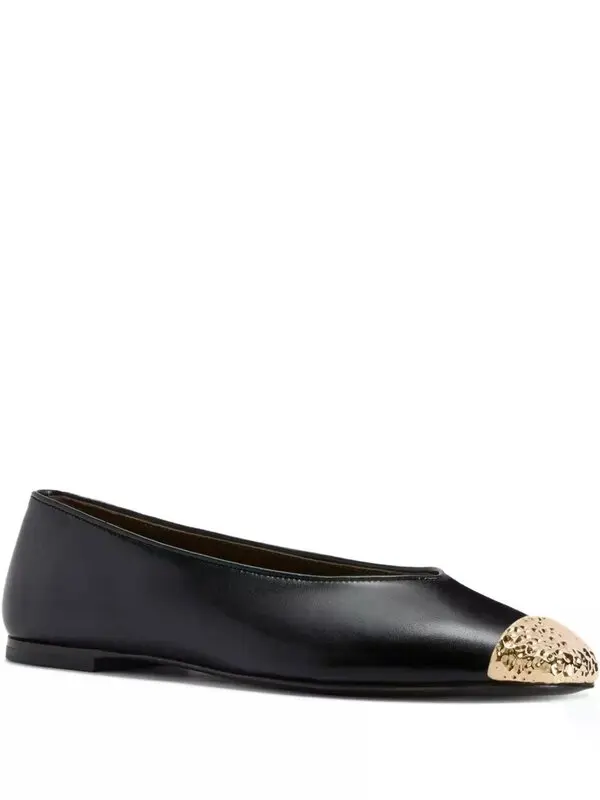 GIUSEPPE ZANOTTI Georgia Leather Ballet Flats
